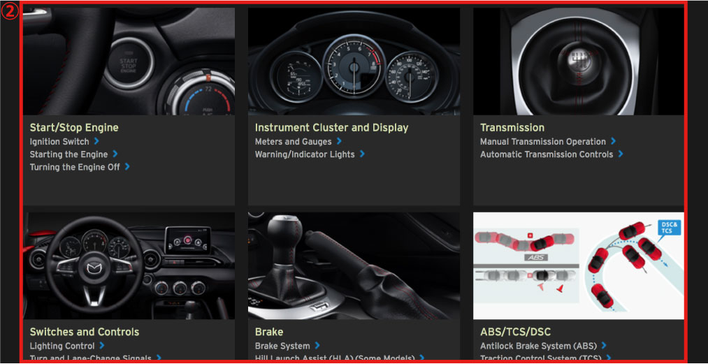 MAZDA MX-5 manual