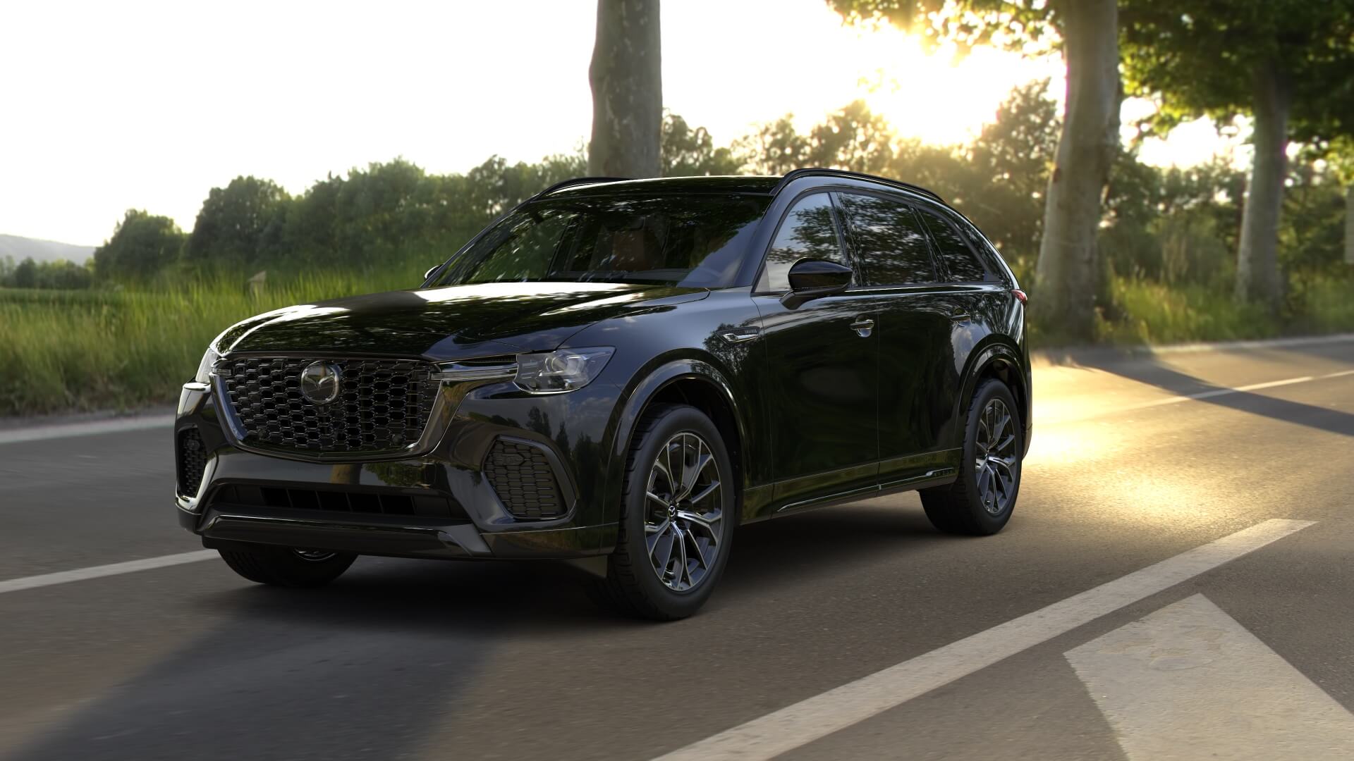 VUS CX-70 hybride léger à 6 cylindres en ligne turbo 2025 à traction intégrale | Mazda Canada